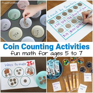 Coin Counting Activities for Kids - Home Garden DIY