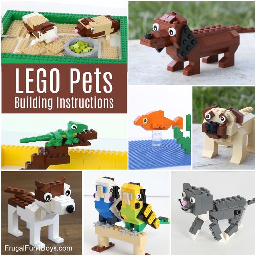 How To Build LEGO Dogs, Cats, Guinea Pigs, and More - Home Garden DIY