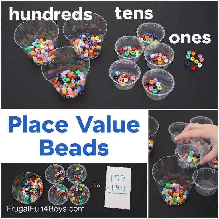 Pony Beads Place Value Activity - Home Garden DIY
